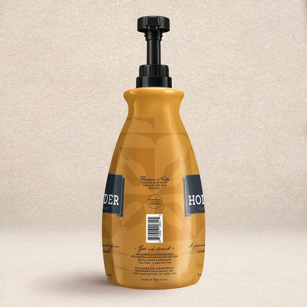Classic Caramel Café Sauce by Hollander Chocolate Co.